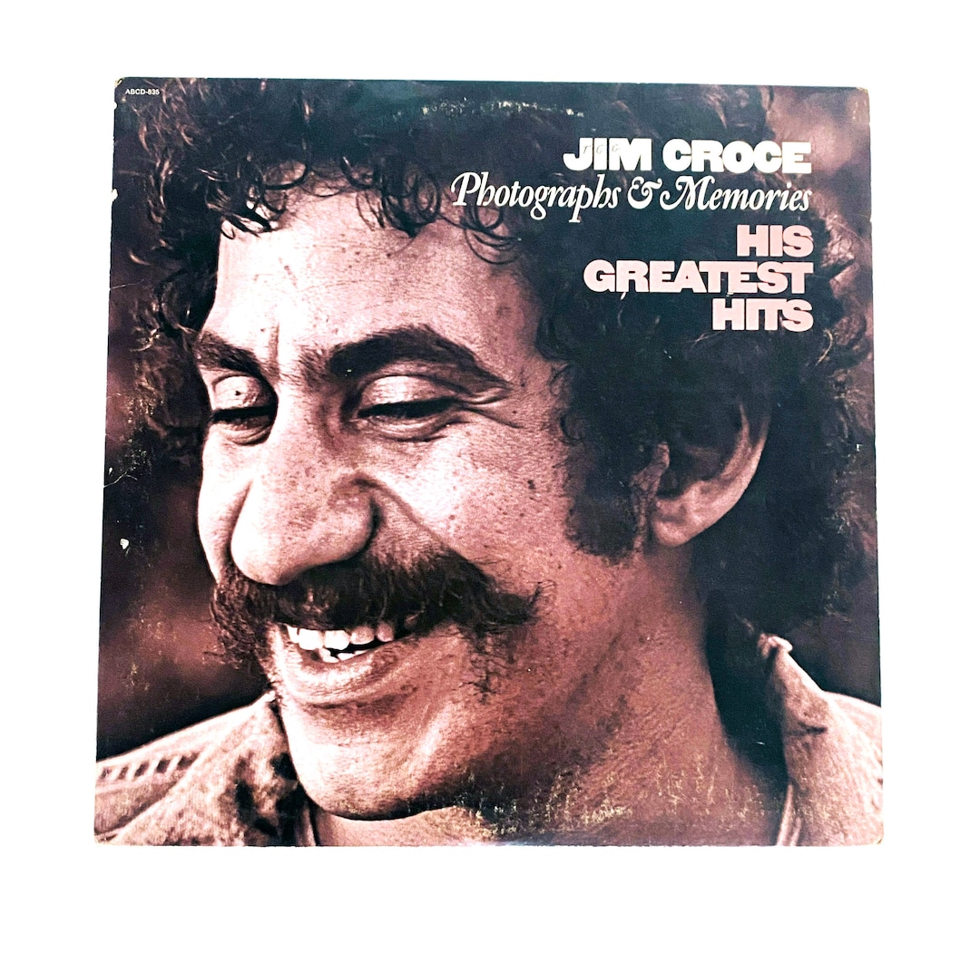 Vintage 1974 Jim Croce Photographs & Memories His Greatest Hits Album ...