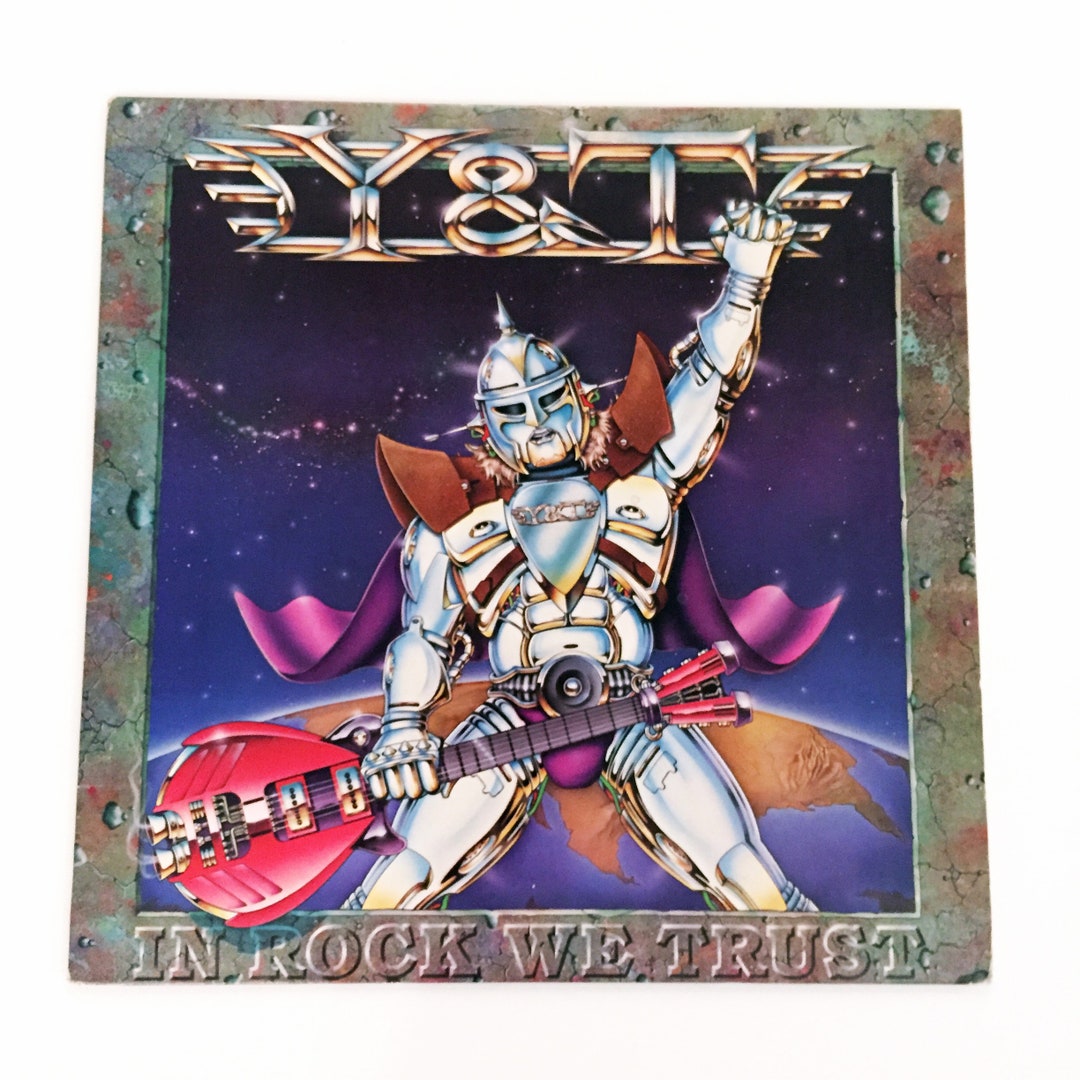 Vintage Y&T in Rock We Trust LP Record Album Vinyl 12" 1984 80s Vinyl ...