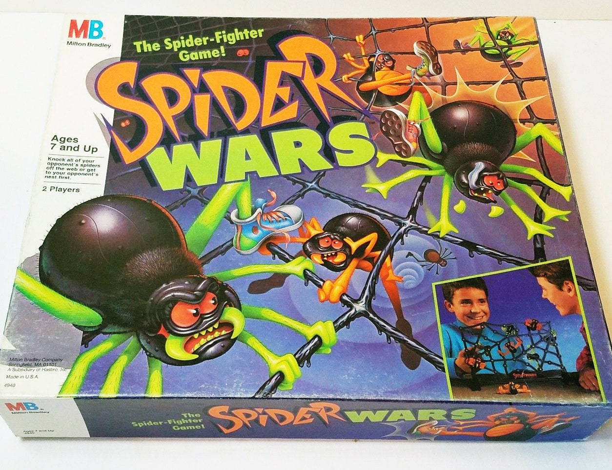 Vintage Spider Wars Board Game 1988 Toy 100% Complete 80s Toy | Etsy