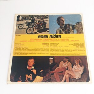Vintage Easy Rider Movie Soundtrack Record Vinyl LP 12" Album ...