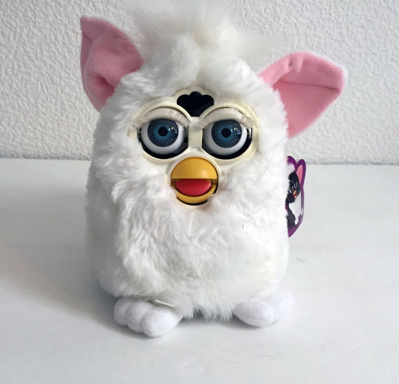 Vintage Pink White Furby 1990s Tested and Works With Tags by - Etsy Vintage Pink White Furby 1990s Tested and Works With Tags by - Etsy