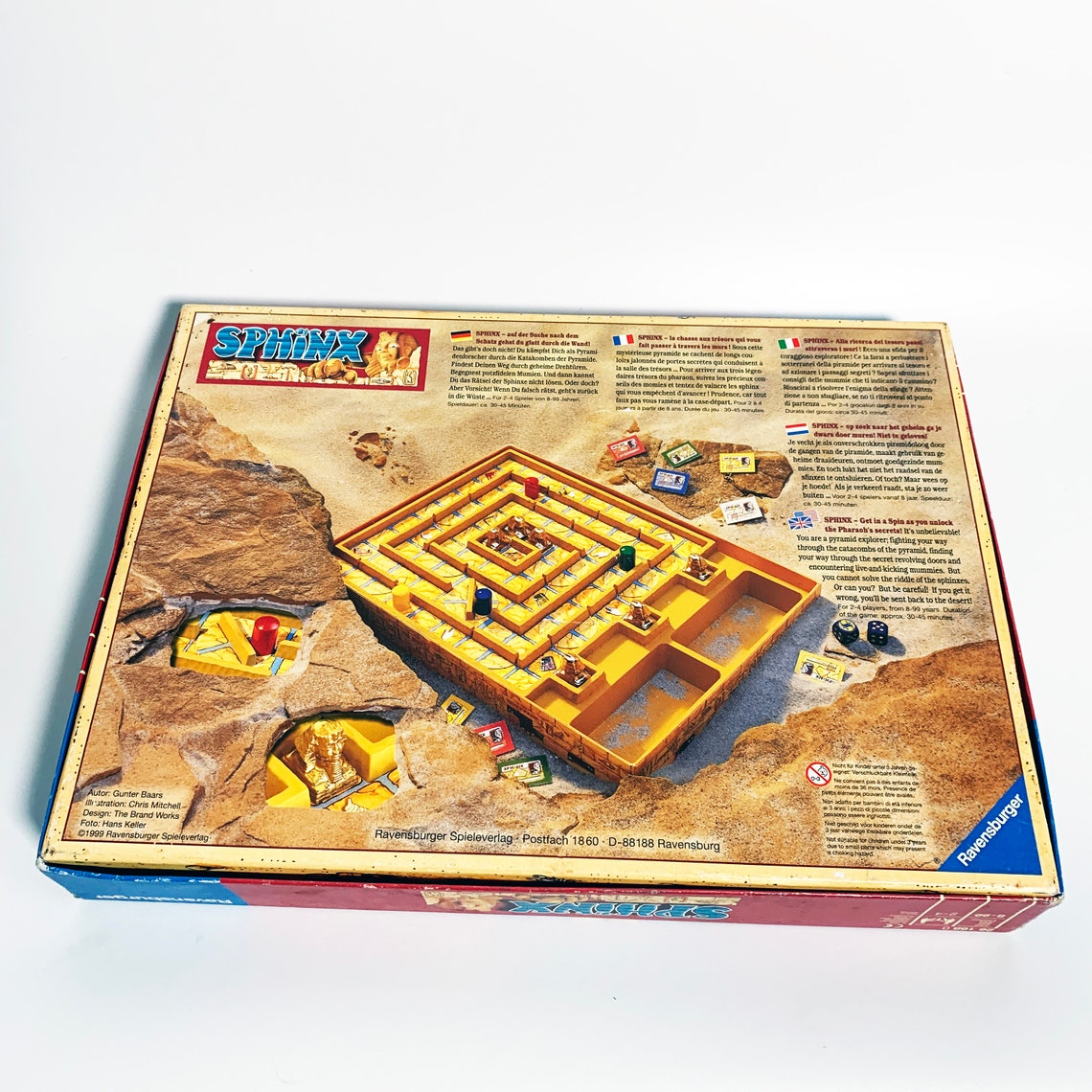 Vintage Sphinx by Ravensburger Board Game Complete Fishing Game Game ...
