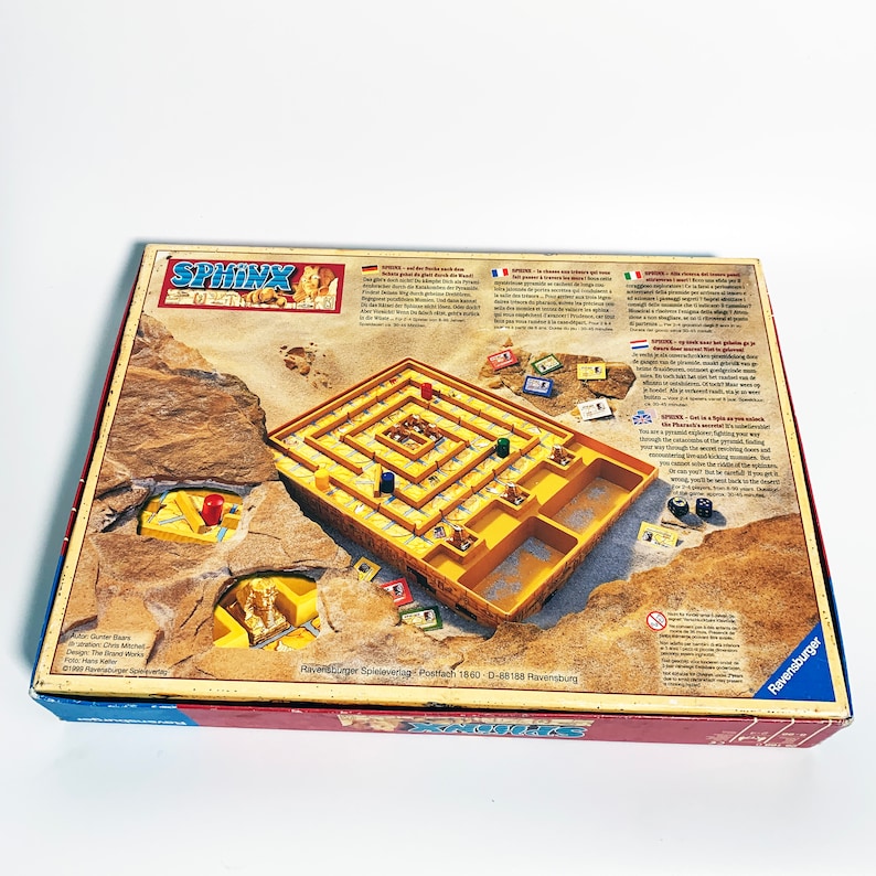 Vintage Sphinx by Ravensburger Board Game Complete Fishing Game Game ...
