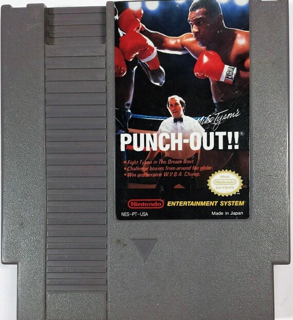Vintage Nintendo NES Mike Tyson Punch Out Video Game Rare 1987 Etsy