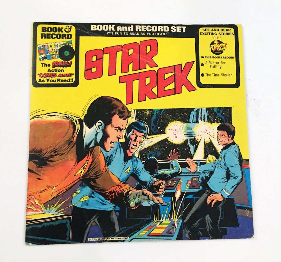 Vintage Star Trek Book & Record Set LP Record Vinyl 1976 Rare - Etsy