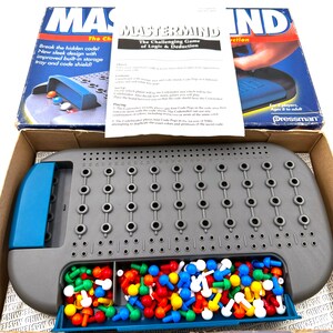 Vintage Mastermind Board Game by Pressman 1996 100% Complete Puzzle ...