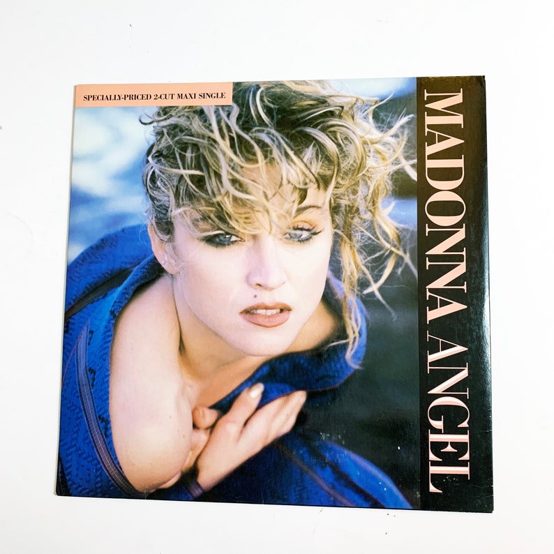 Vintage Original Madonna Angel and Into the Groove Single Vinyl Record ...