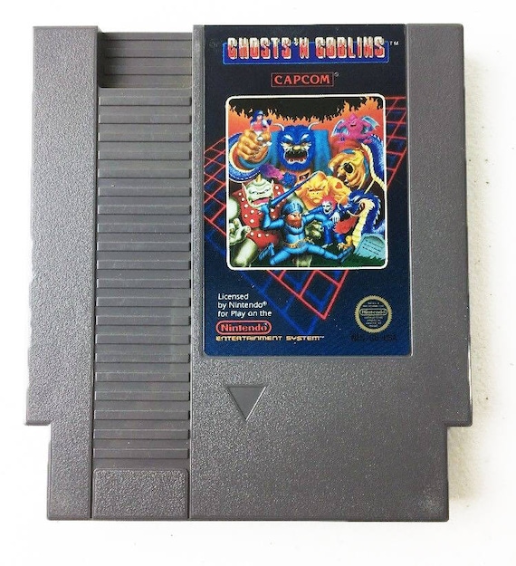 Vintage Nintendo NES Ghosts 'n Goblins Video Game Original | Etsy