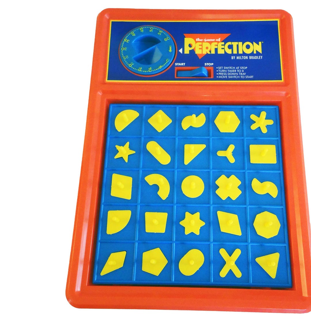 Vintage Perfection Board Game Milton Bradley Complete 1990s 90s - Etsy