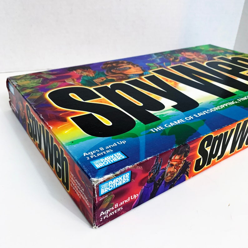 Vintage Spy Web Board Game 100% Complete Espionage 1997 90s | Etsy