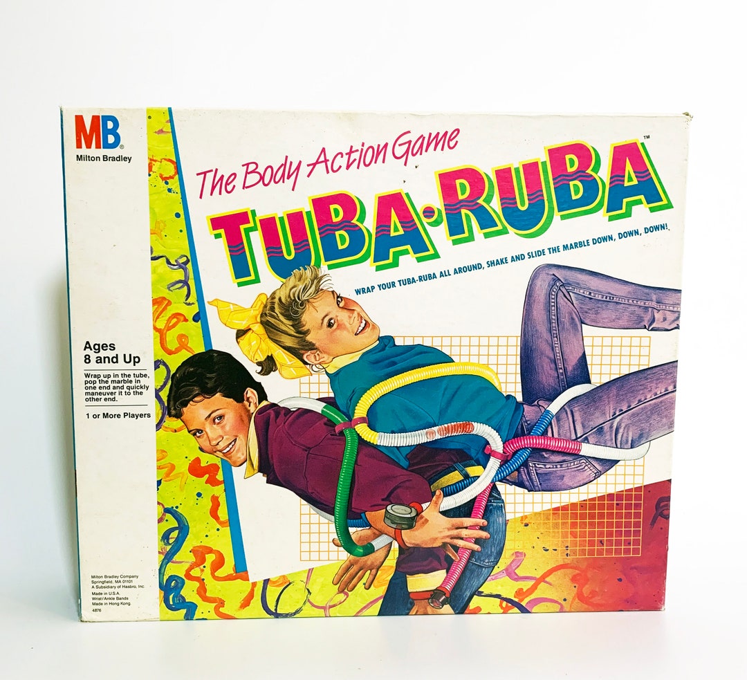 Vintage Tuba Ruba Board Game Complete the Body Action Game 1987 80s - Etsy