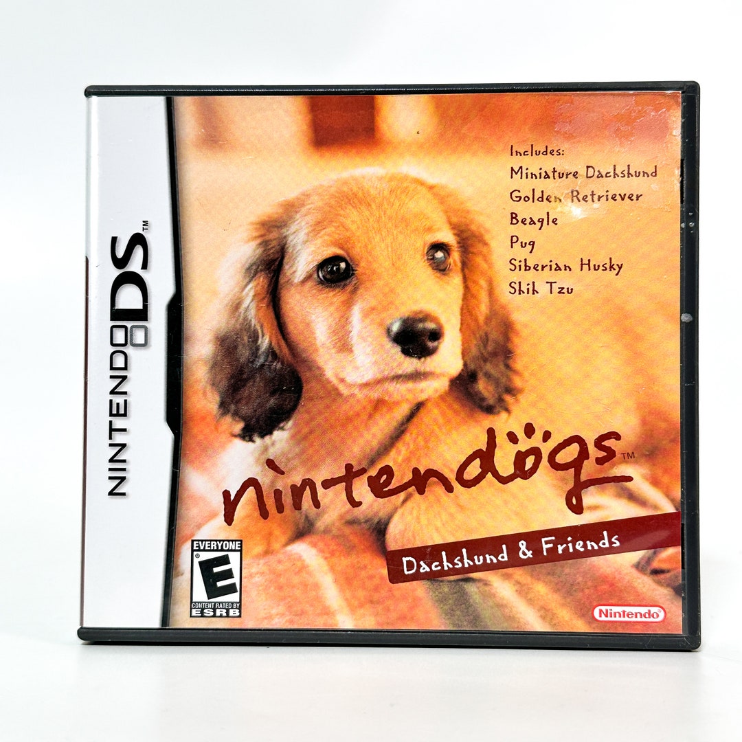 Vintage Nintendo DS Nintendogs Dachshund & Friends Dog Video Game Beagle Pug Pet Game Dogs - Etsy