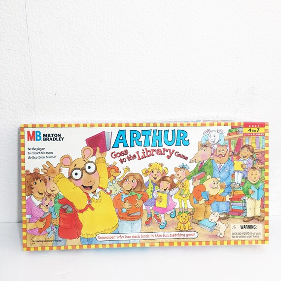 Vintage Arthur Goes to the Library Board Game Complete Milton | Etsy