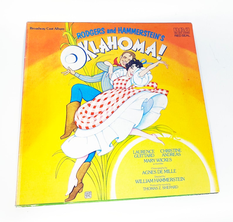 Vintage Oklahoma Broadway Cast Recording Record Vinyl Album - Etsy