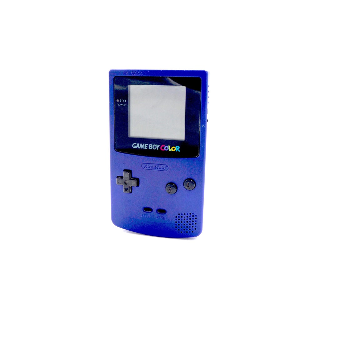 Vintage Original Nintendo Gameboy Color Working Game Boy Grape Purple ...