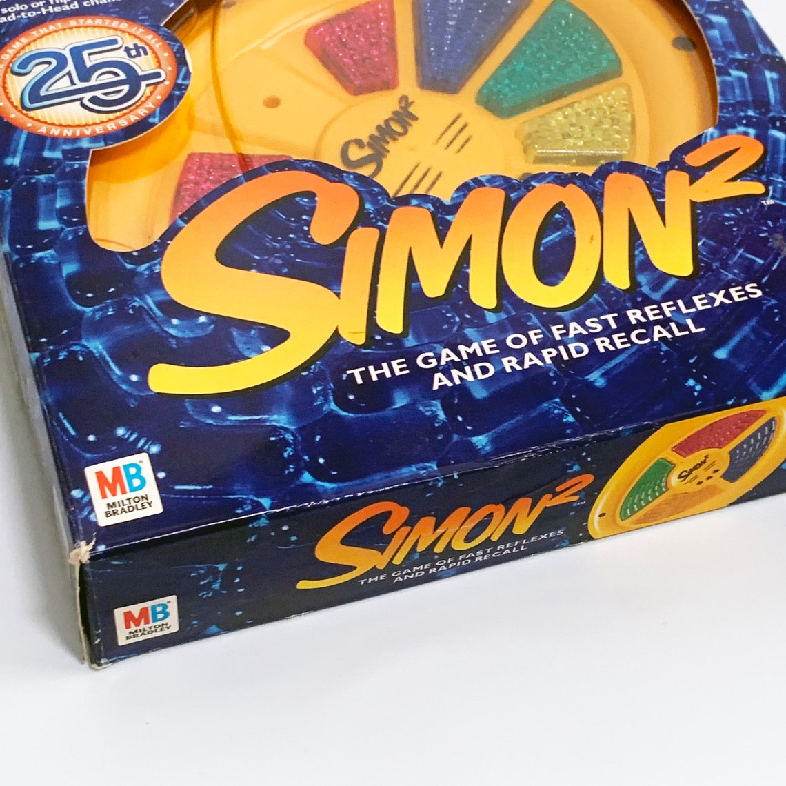 Vintage Simon 2 Says Milton Bradley MB Double Sided Electronic Memory ...