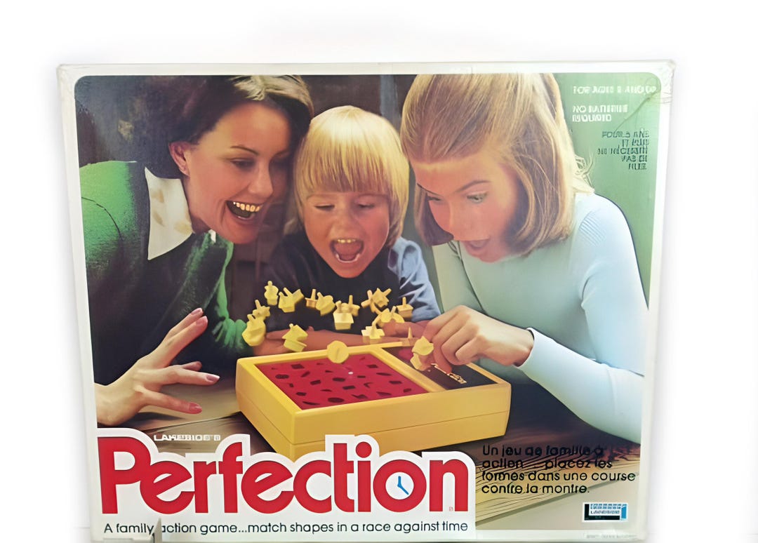 Vintage Perfection Board Game Lakeside 1975 Rare Toy - Etsy