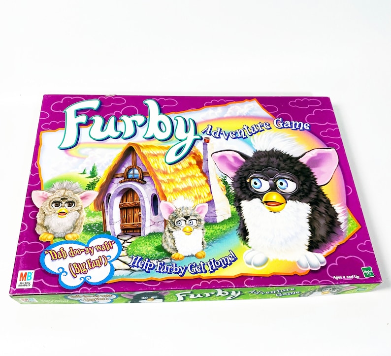 Vintage Furby Adventure Game 1999 100% Complete Board Game 1990s 90s ...