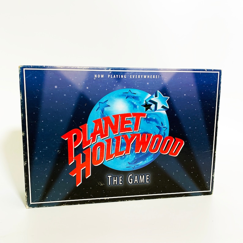 Vintage Planet Hollywood Board Game Excellent 100% Compete - Etsy