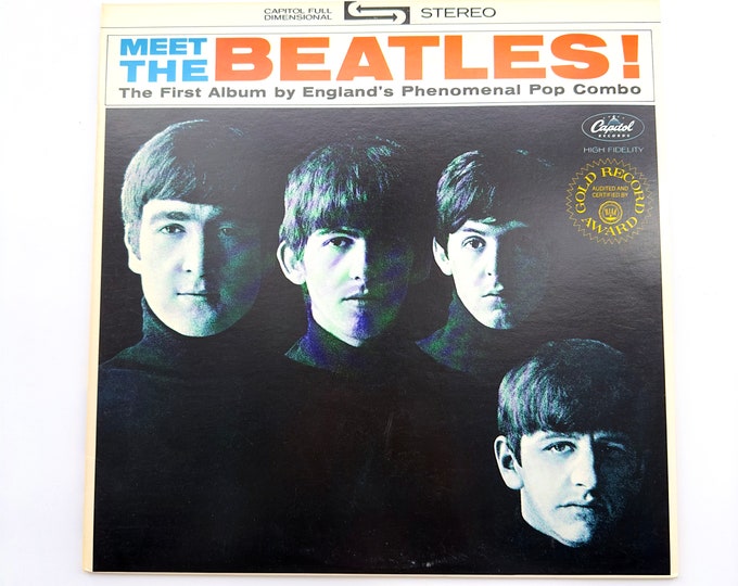 Vintage the Beatles Meet the Beatles 12 LP Record Vinyl Album 60s I ...