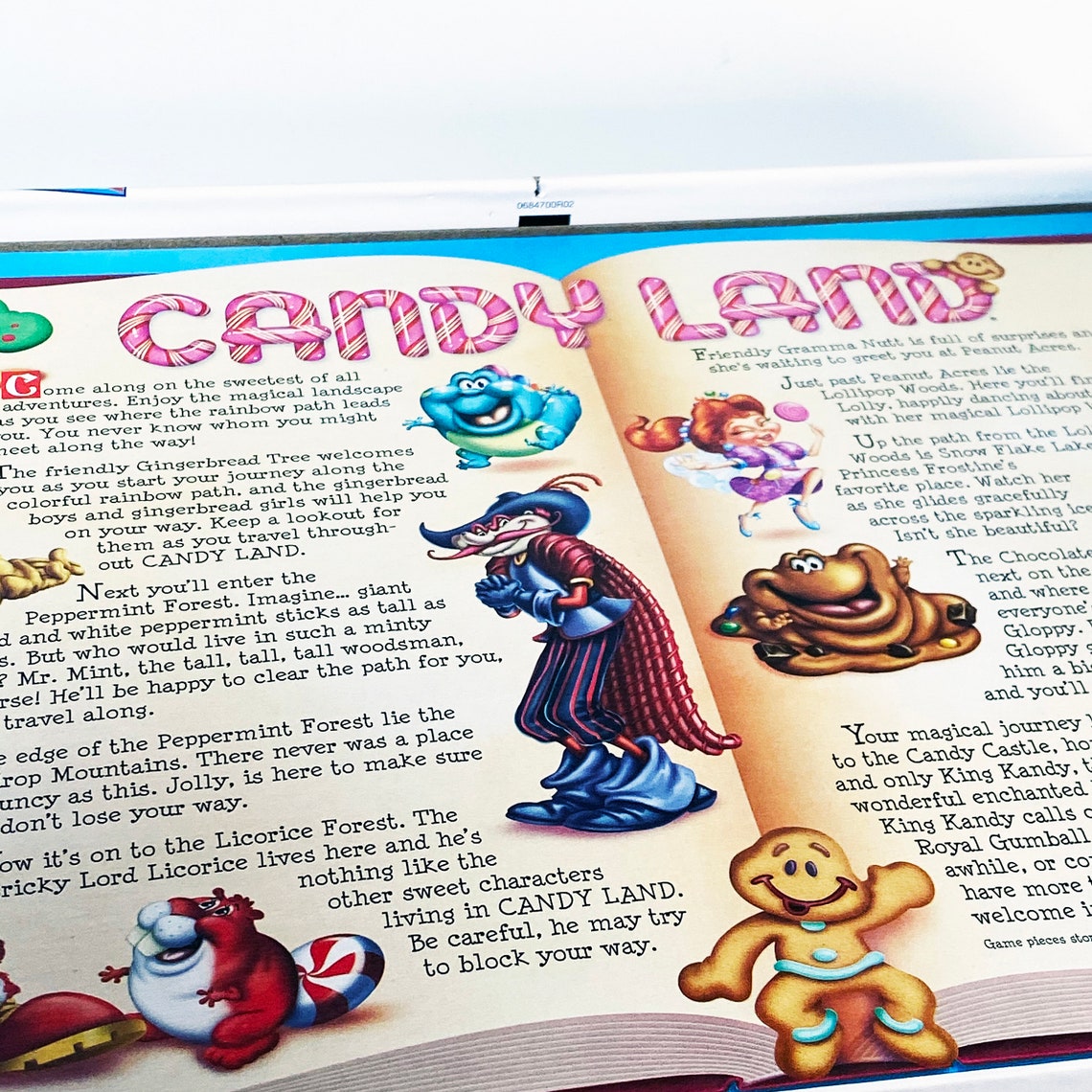 Vintage Candyland Milton Bradley Board Game Candy Land Toys 100% ...