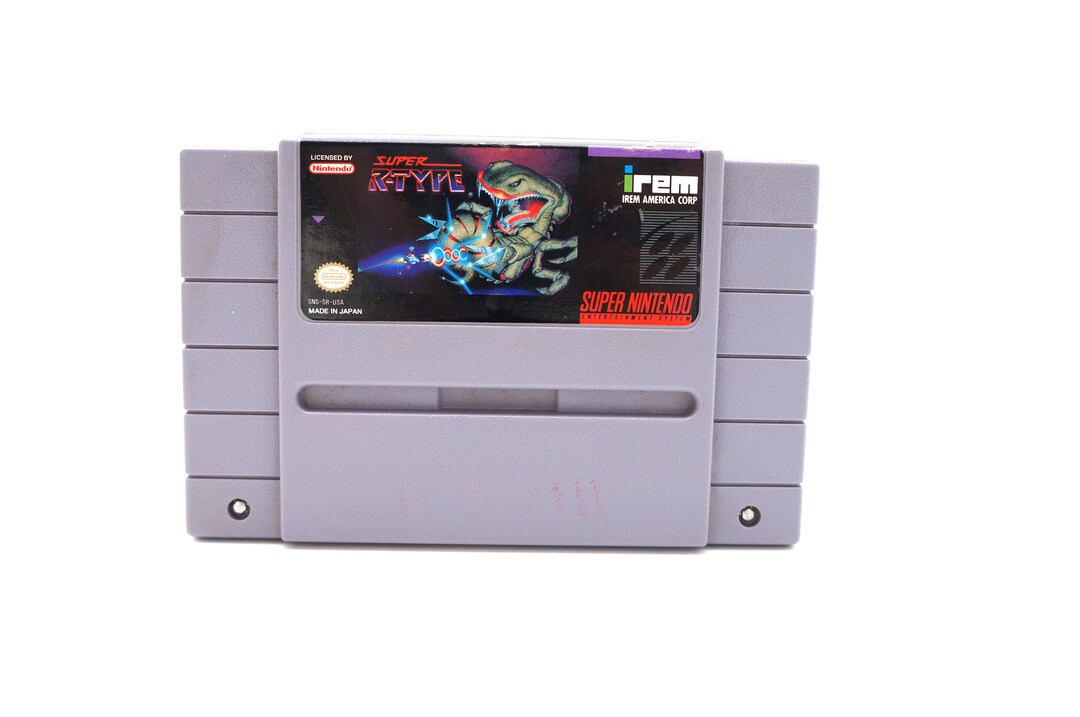 Vintage Super R-type Super Nintendo Video Game Tested Excellent Very ...