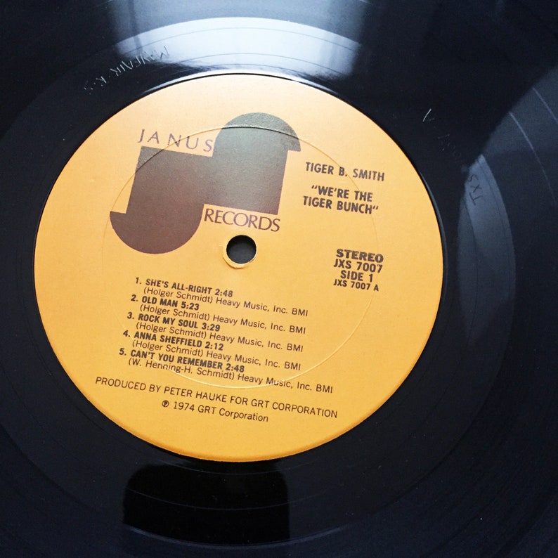 Vintage Tiger Smith We're the Tiger Bunch 1975 Original - Etsy