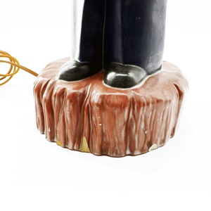 Vintage Holland Mold Ship Captain Lamp Table Lamp Ceramic Figure Man ...