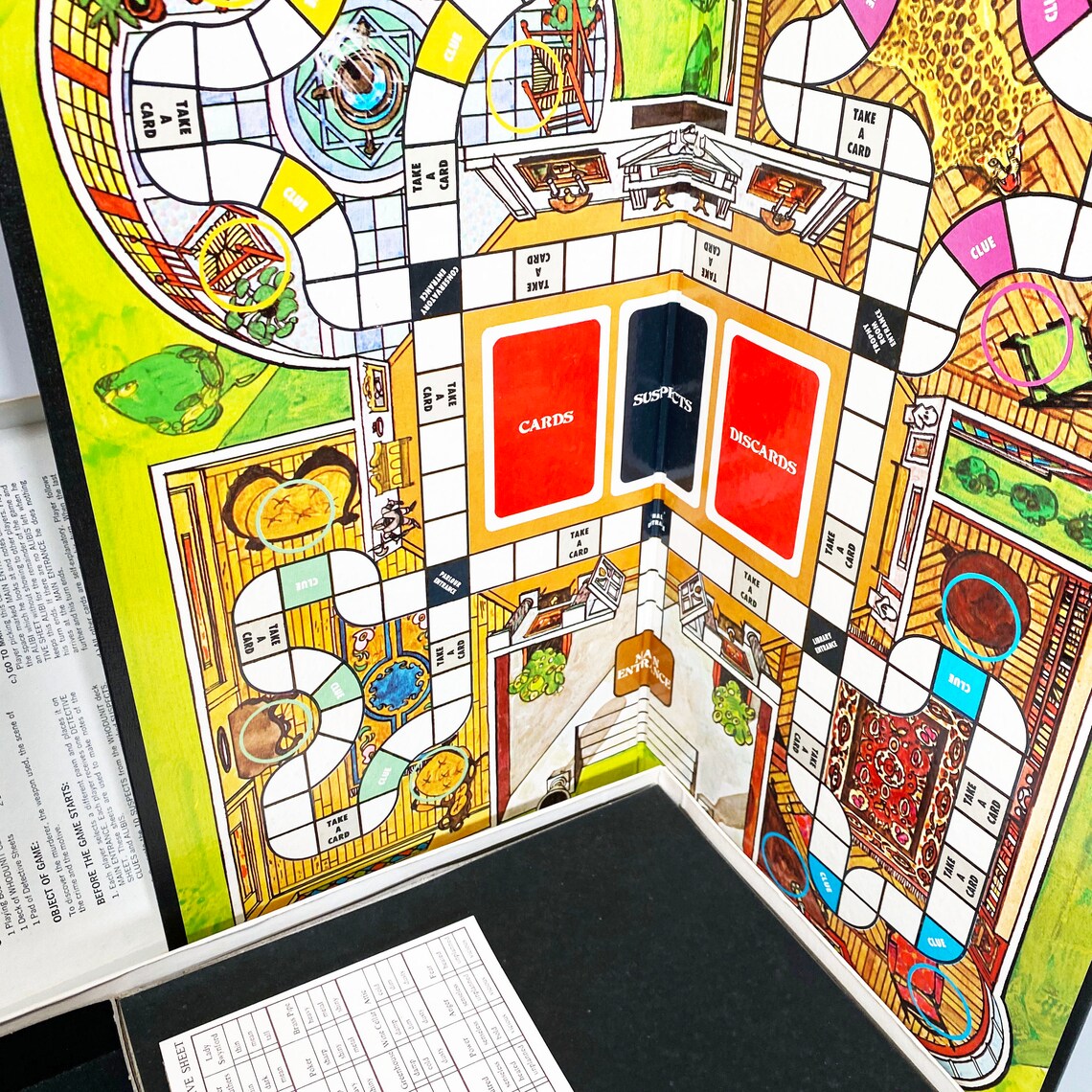 Vintage Whodunit Mystery Detective Board Game 100% Complete - Etsy