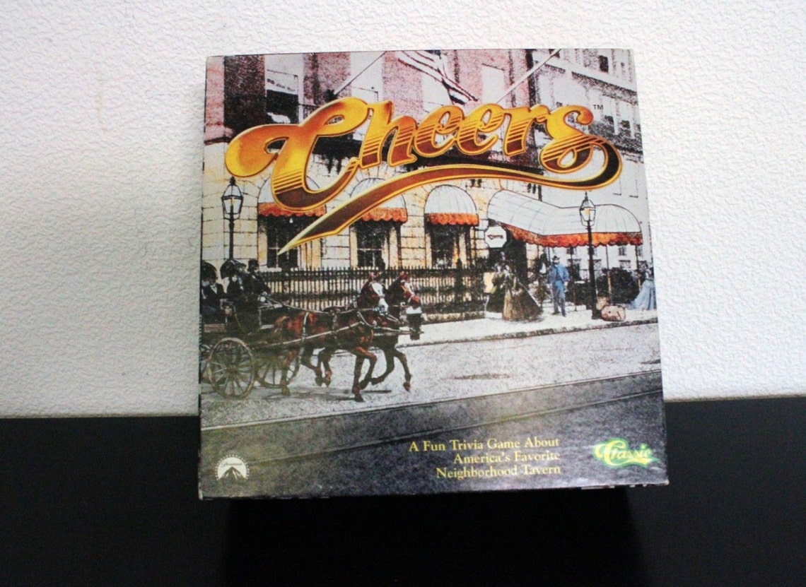 Vintage Cheers Trivia Board Game 1992 TV Show - Etsy