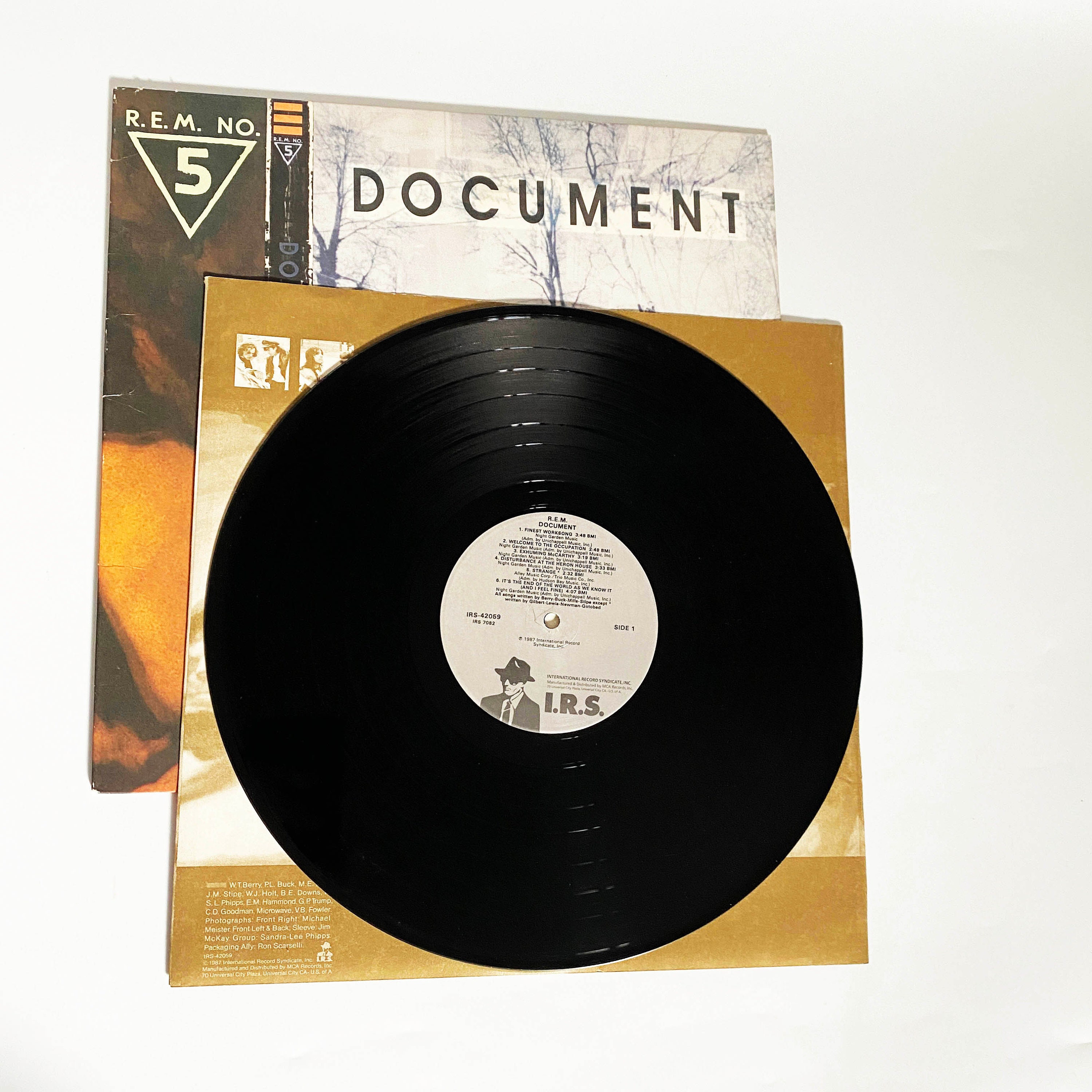 Vintage Original REM Document Vinyl Record LP 1987 Album 12" the One I ...