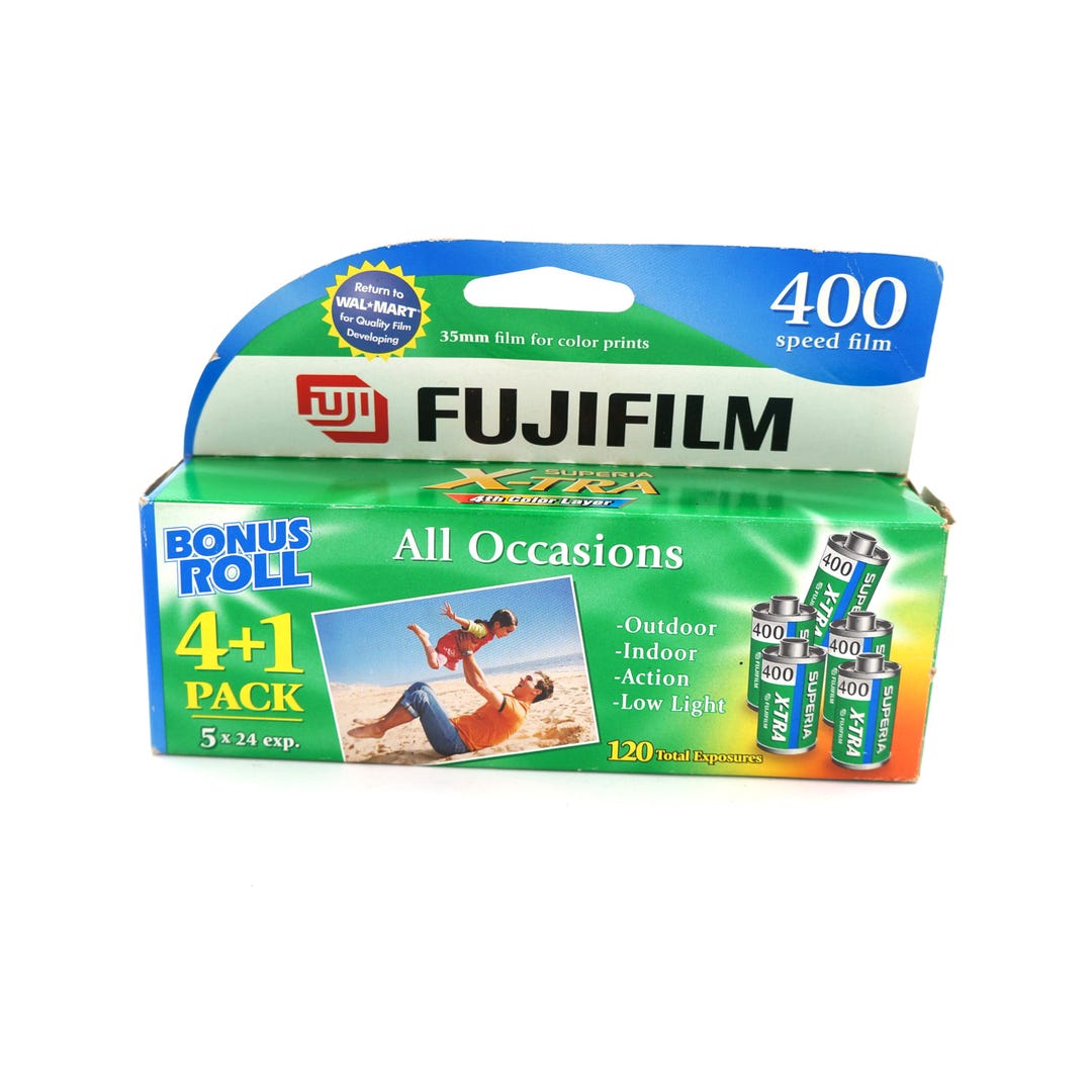 4 Rolls of Fujifilm Superia X-TRA 400 35mm Film 24 Exposure Color Print ...