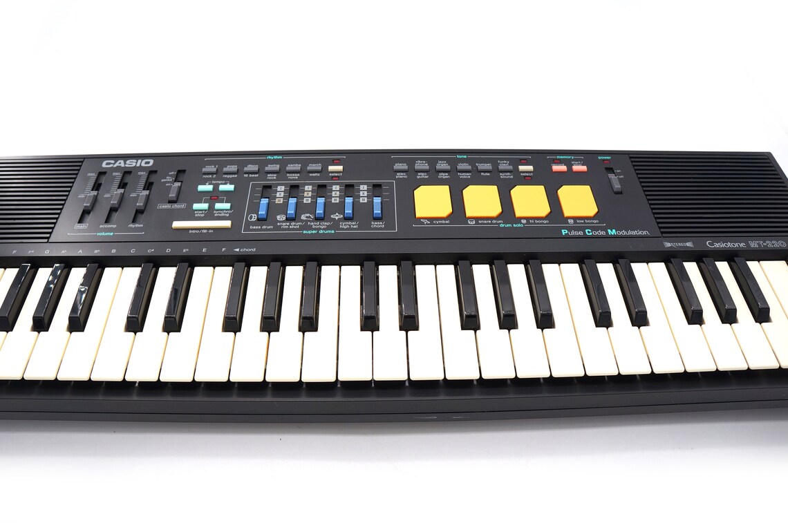 Vintage Casio MT-220 Keyboard Synthesizer Circuit Bending 1980s ...