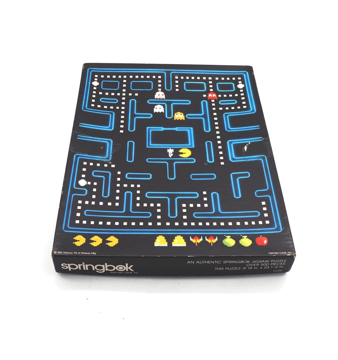 Vintage 1982 Springbok Pac-man Pac-mania Jigsaw Puzzle 80's Complete ...