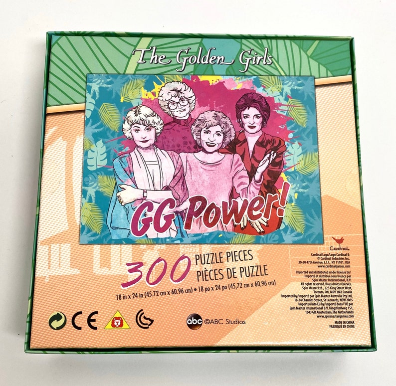 Golden Girls 300 Piece Puzzle Complete Made by Cardinal GG | Etsy