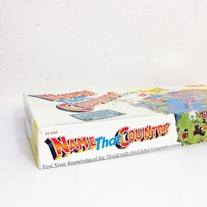 Vintage Name That Country Board Game Educational Learning Game by ...