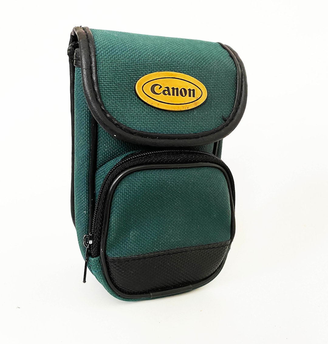 Vintage Canon Green Padded Camera Case Camera Carrying Case Point and ...