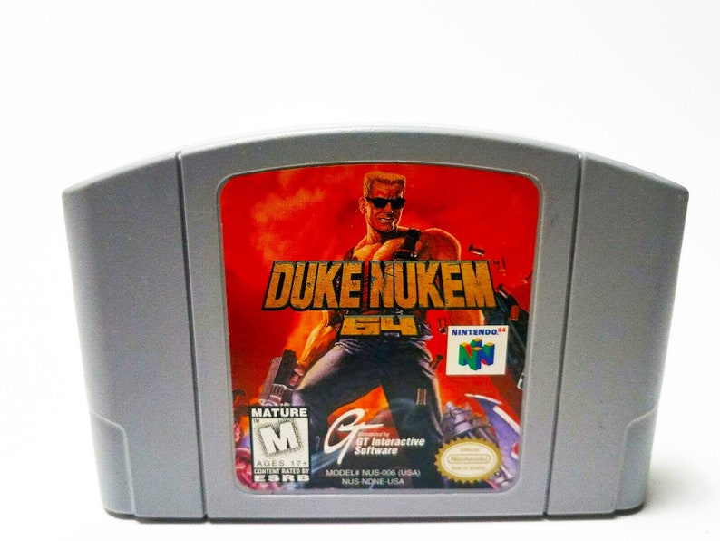 Vintage Duke Nukem 64 Nintendo 64 Tested Works Very Clean N64 - Etsy