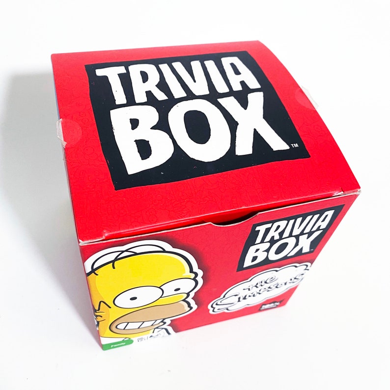 Vintage the Simpsons Trivia Box Game in Tin Board Game Homer | Etsy