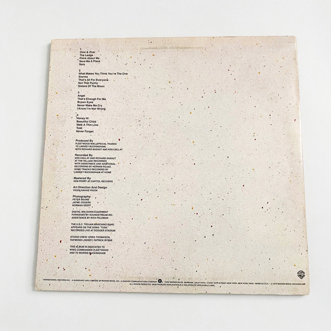 Vintage Fleetwood Mac Tusk LP 1979 Double Album Vinyl 12 | Etsy