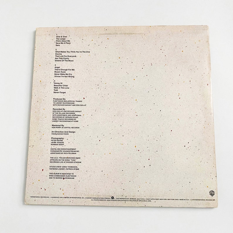 Vintage Fleetwood Mac Tusk LP 1979 Double Album Vinyl 12 | Etsy