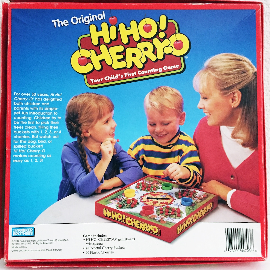 Vintage Hi-ho Cherry-o 1994 Board Game Complete Parker Brothers Toy ...