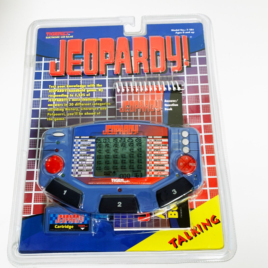 Vintage 1995 Jeopardy Handheld Video Game Quiz Game Show in Package ...