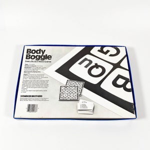 Vintage Body Boggle Board Game Complete 1984 80s Word Games - Etsy