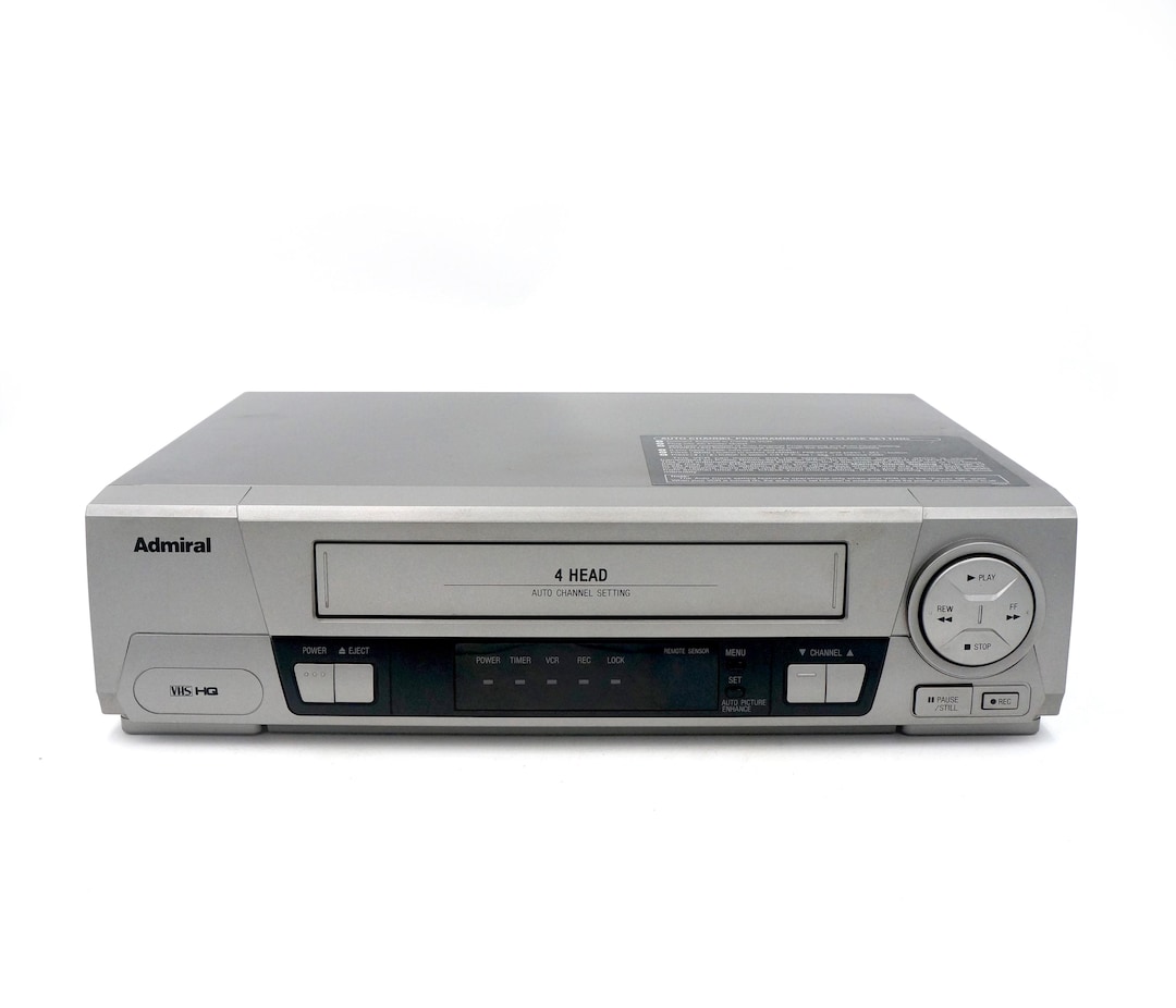 Vintage Admiral VCR – 1990s VHS 4-head Player, Tested - Etsy