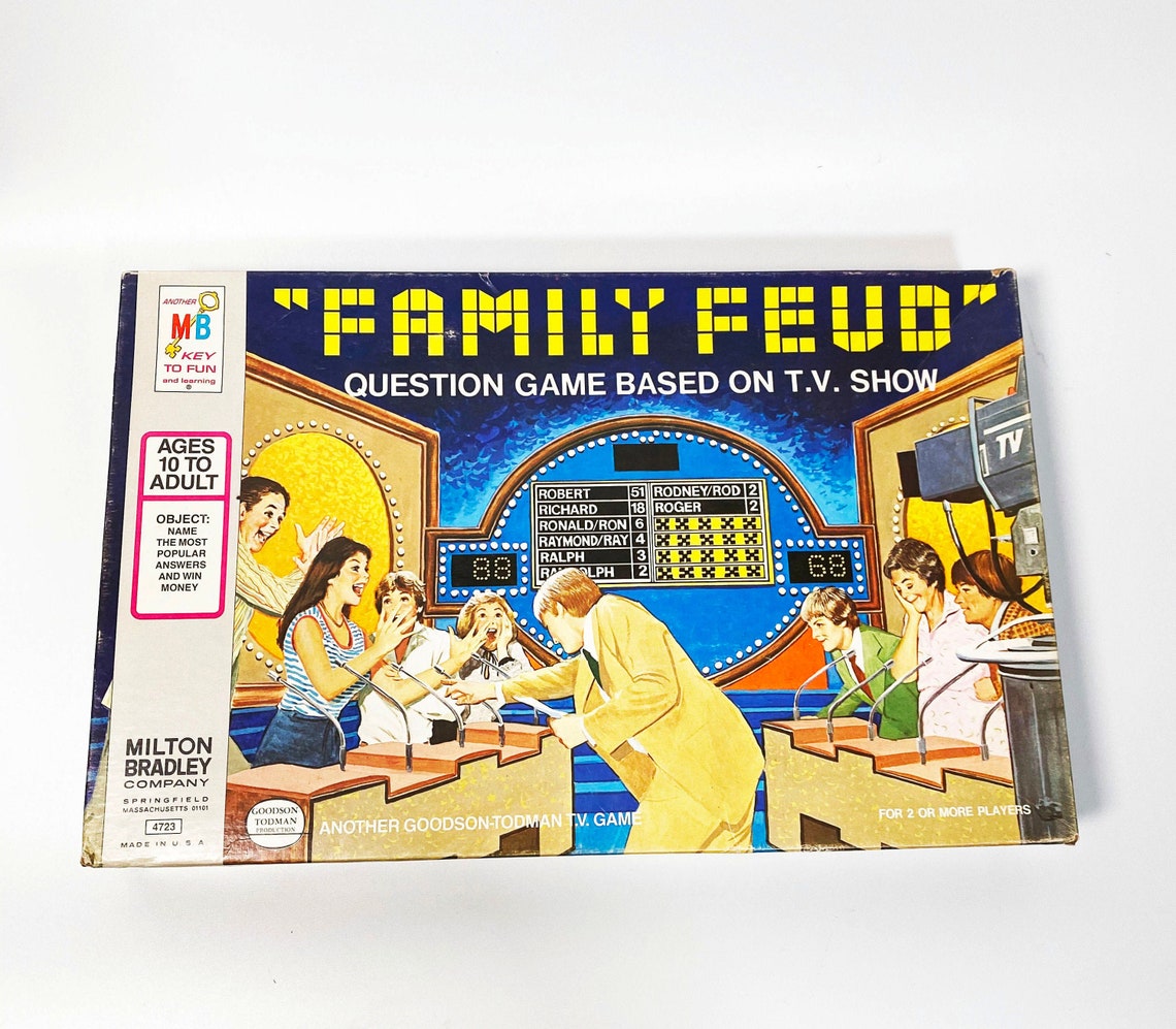 Vintage 1977 Family Feud Board Game 100% Complete Classic Game | Etsy