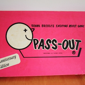 Vintage Drinking Pass Out Board Game Party Complete - Etsy
