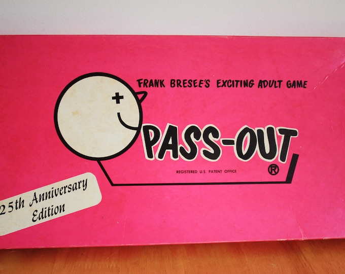 Vintage Drinking Pass Out Board Game Party Complete - Etsy
