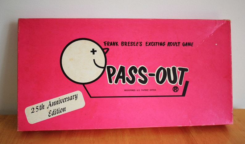 Vintage Drinking Pass Out Board Game Party Complete - Etsy