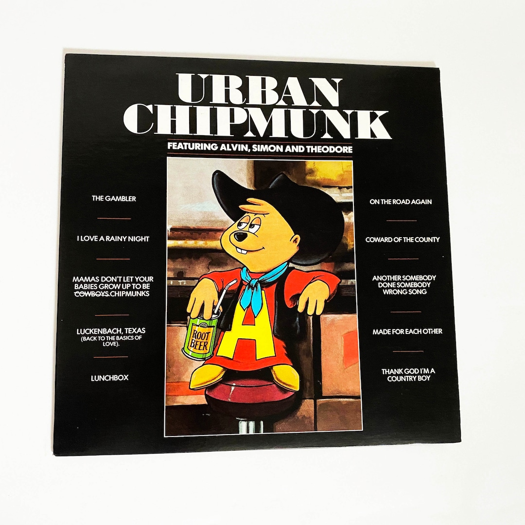 Vintage Urban Chipmunk Album With Poster LP Record Vinyl 1981 Rare 12 ...